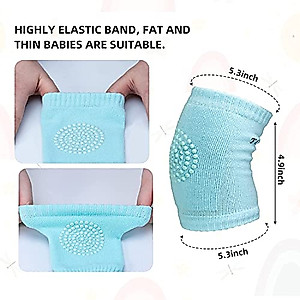 Baby Crawling Pads Anti Slip Knee Pads Unisex Baby Knee Protectors Toddler Leg Warmer Safety Walking Kneepads
