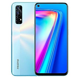 Realme 7 (128GB, 8GB), Fast Charge, Unlocked Global, International Version (At&t Tmobile Metro Cricket Latin Europe) (NO Verizon/Boost/Spring) (White) No Warranty