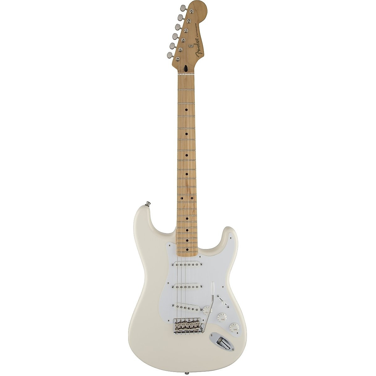 Fender Jimmie Vaughan Tex Mex Stratocaster, Maple Fingerboard, Olympic White