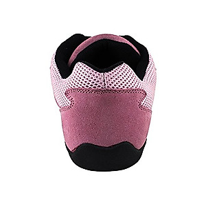 Very Fine Dancesport Shoes - Unisex-Adult Jazz Ballroom Exercise Dance Sneaker VFSN012 + Shoe Bag (Pink, Size 5.5)