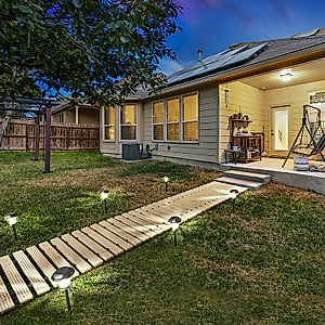 APRILSOUL 12FT Wooden Garden Pathway, Outdoor Roll Out Walkway Path for Patio,Lawn,Backyard,Beach,Wedding