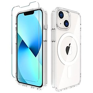 Scooch iPhone 13 Mini MagSafe Case with Screen Protector and $100 Device Coverage [MagCase] iPhone 13 Mini Case MagSafe, Military Grade Drop Protection, Ultra-Strong Magnets, Anti-Scratch