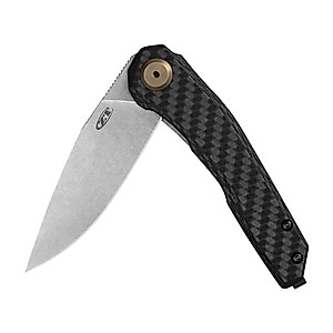 Zero Tolerance 0545, 3.2 inch Premium CPM MagnaCut Steel Blade, Carbon Fiber Handle, Pocketclip, Made in The USA,