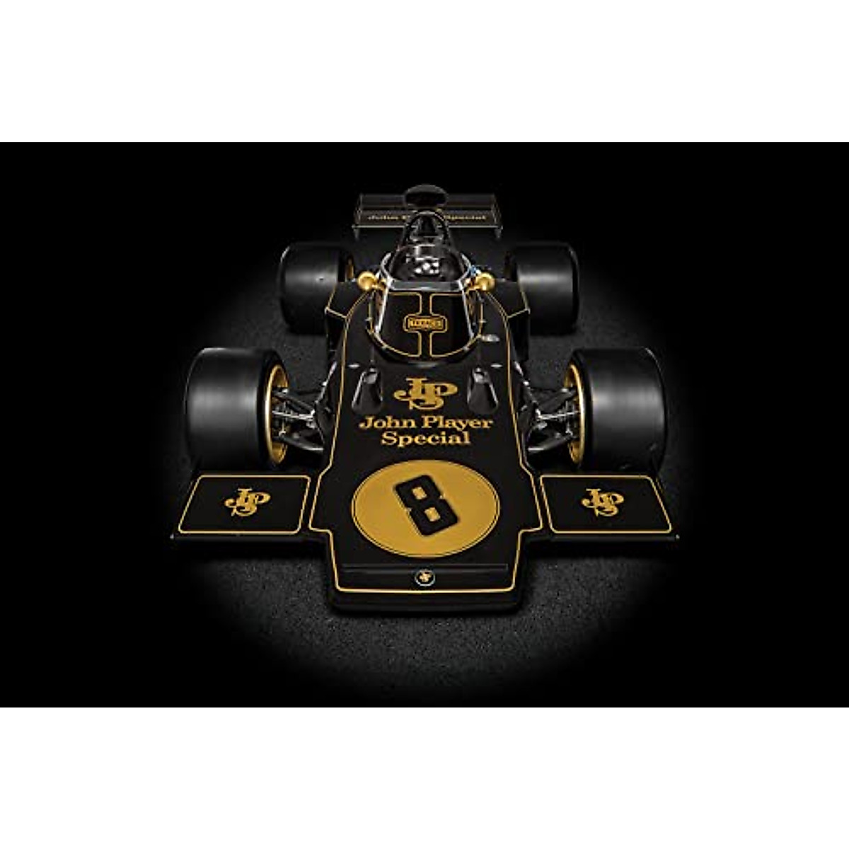 Pocher Lotus 72D John Player Special Emerson Fittipaldi 1972 British Grand Prix 1:8 Scale Diecast Model Kit HK114