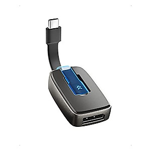 Cable Matters Portable 32.4Gbps USB C to DisplayPort 1.4 Adapter, 4K 144Hz/ 8K 60Hz with HDR, Thunderbolt to DisplayPort Compatible with Thunderbolt 4/USB4, Valve Index, MacBook, iPad, iPhone 15, XPS