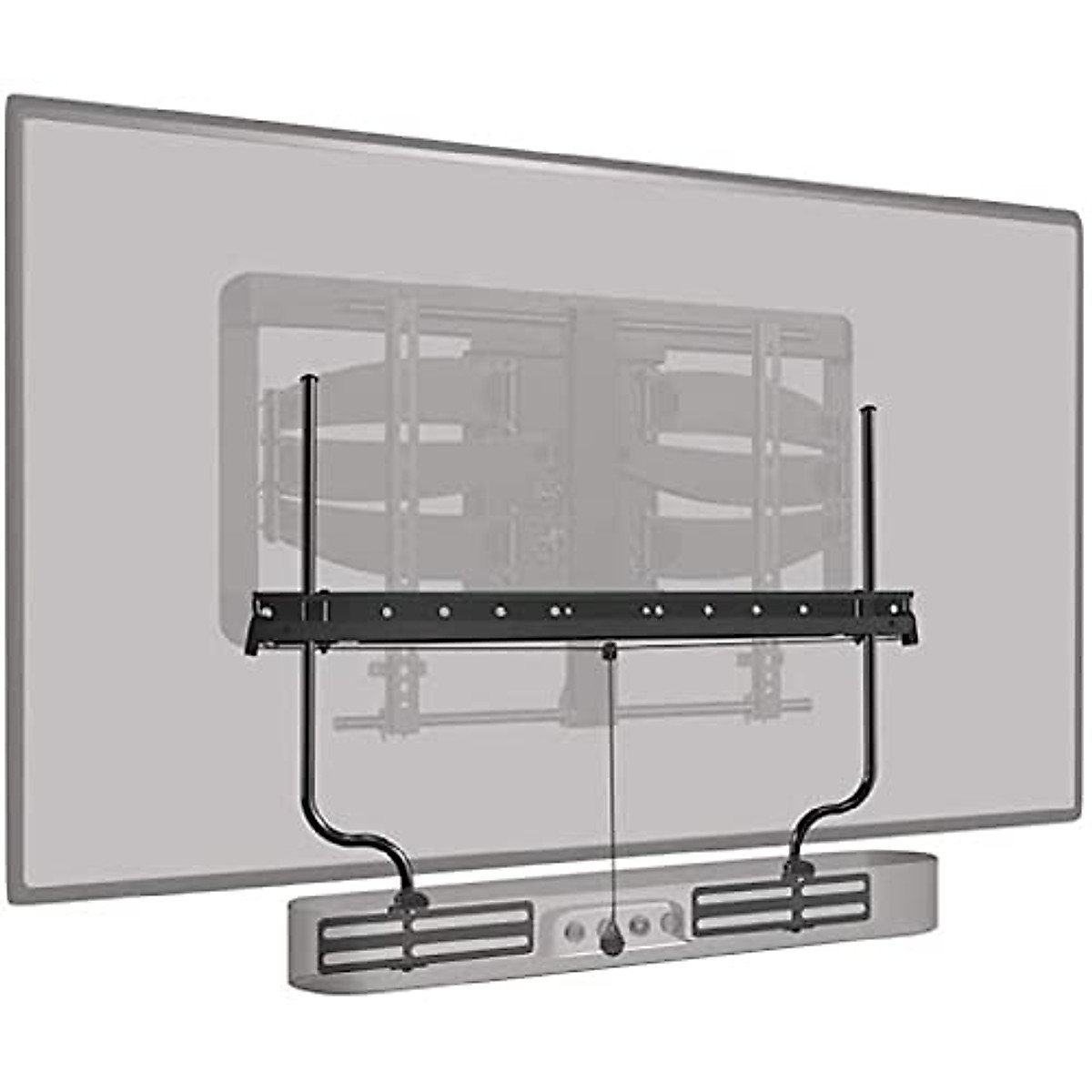 Samsung HW-Q990C 11.1.4ch Soundbar with Rear Speakers and Dolby Atmos with a Sanus SASB1-B1 Soundbar Mount; Holds up to 20LBS (2023)