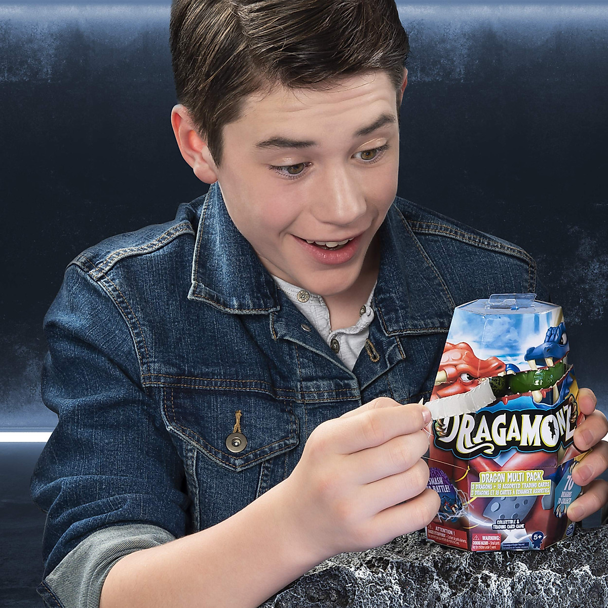 Dragamonz, Dragon Multi 3-Pack, Collectible Figure and Trading Card Game, for Kids Aged 5 and Up