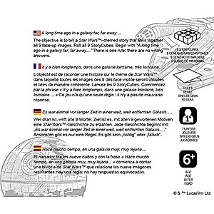 Zygomatic Rory's Story Cubes Star Wars Edition Box | Storytelling Game for Kids and Adults | Fun Family Game | Creative Kids Game | Ages 6 and up | 1+ Players | Average Playtime 10 Minutes | Made by