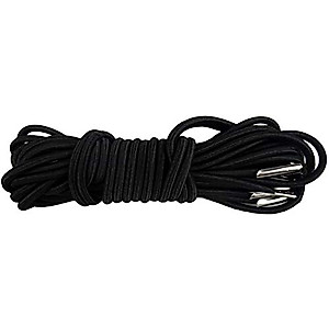 Maius Replacement Cord for Zero Gravity Chair, 4 Pack Universal Replacement Elastic Cords Repair Tool Kit for Sun Loungers, Garden Chairs, Outdoor Recliners, Anti Gravity Chair, Bungee Chairs - Black