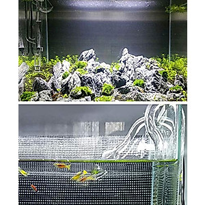 Ophelia Aquarium Planted Tank 13mm, 17mm Lily Pipes Glass Lily Outflow Pipe for 12/16mm, 16/22mm Tubing (Inflow 13mm)