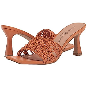 Chinese Laundry Women's Yazzie Heeled Sandal, Orange, 8