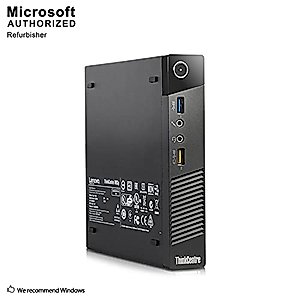 lenovo ThinkCentre M93P Tiny Mini Business Desktop Computer, Intel Dual-Core i5-4570T Processor up to 3.60 GHz, 8GB RAM, 240GB SSD, WiFi, Windows 10 Pro (Renewed)