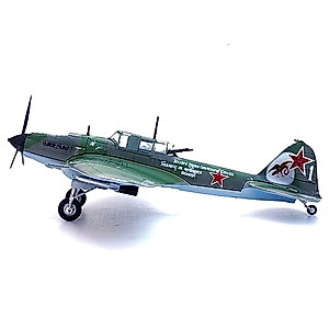 Ilyushin IL-2M3 Sturmovik Aircraft Green Camouflage Double Hero of The Soviet Union Ivan Pavlov Soviet Air Force 1/72 Diecast Model Airplane by Legion LEG-14629LA