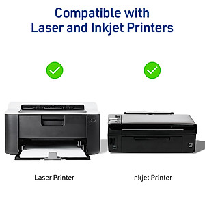 Avery Shipping Address Labels, Laser & Inkjet Printers, 100 Labels, 2x4 Labels, Permanent Adhesive, TrueBlock (18163)