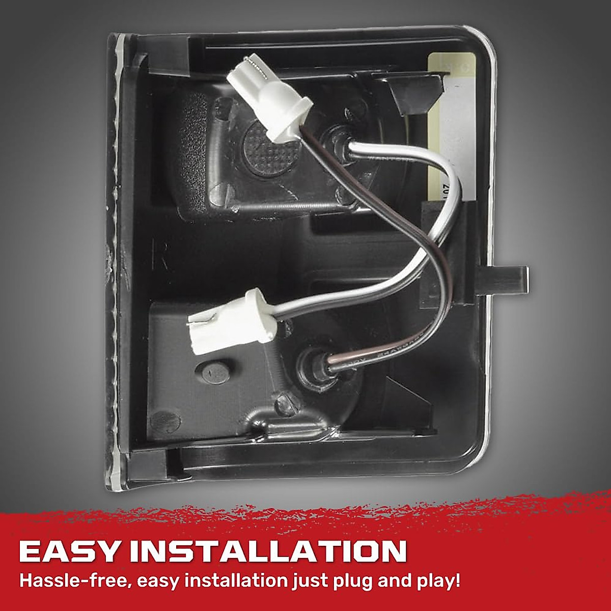 Recon 264140BK LED Mirror Smoked Lens Kit