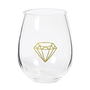 X&O Paper Goods QWG2-20864 Double Stemless Wine, Odyssey