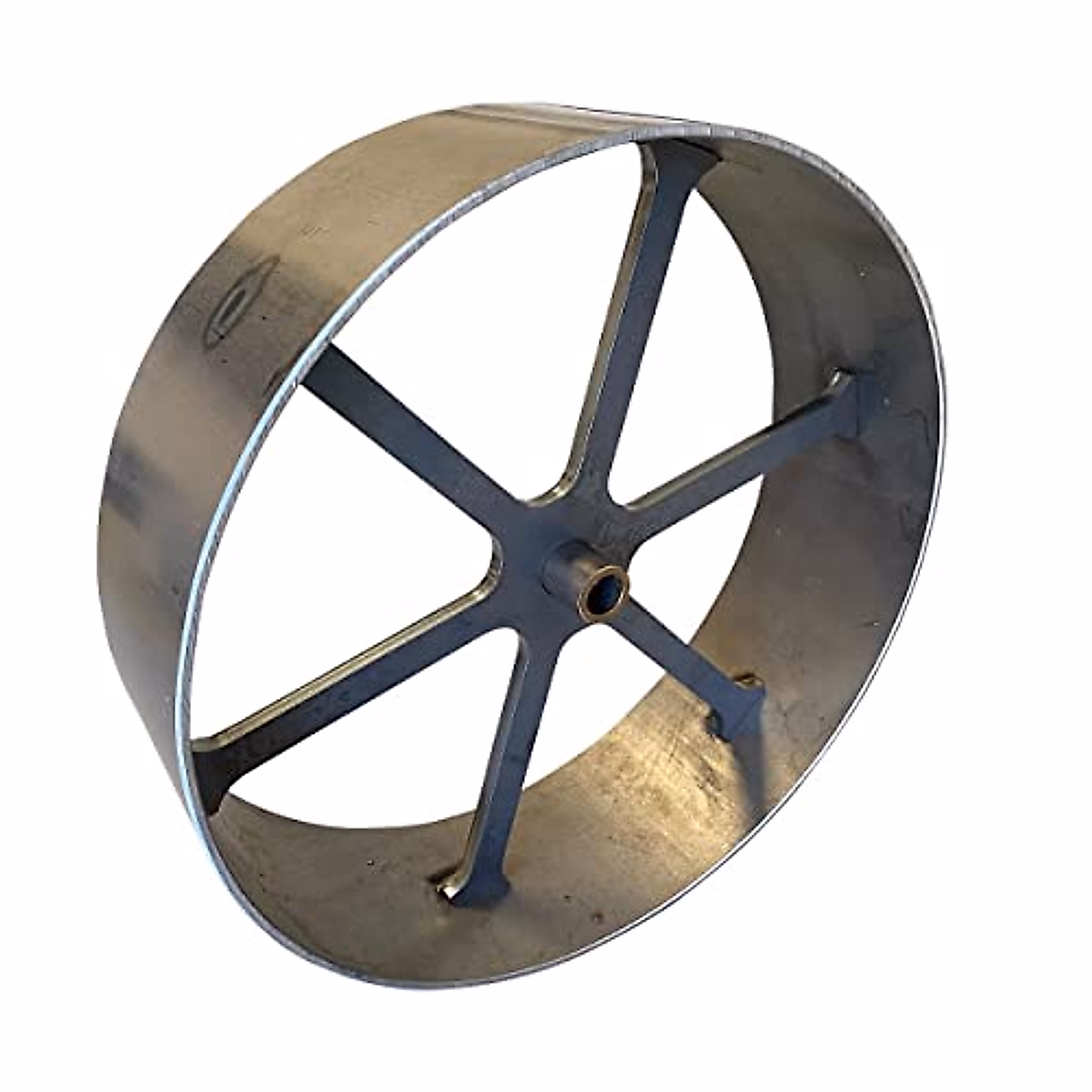 LavaLock Heavy Duty 10" Carriage Style Steel Smoker Wheel for Custom BBQ PITS - FITS 1/2" Rod