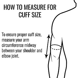 MABIS Sphygmomanometer Blood Pressure Replacement Cuff and Two-Tube Bladder, Adult Size, Blue