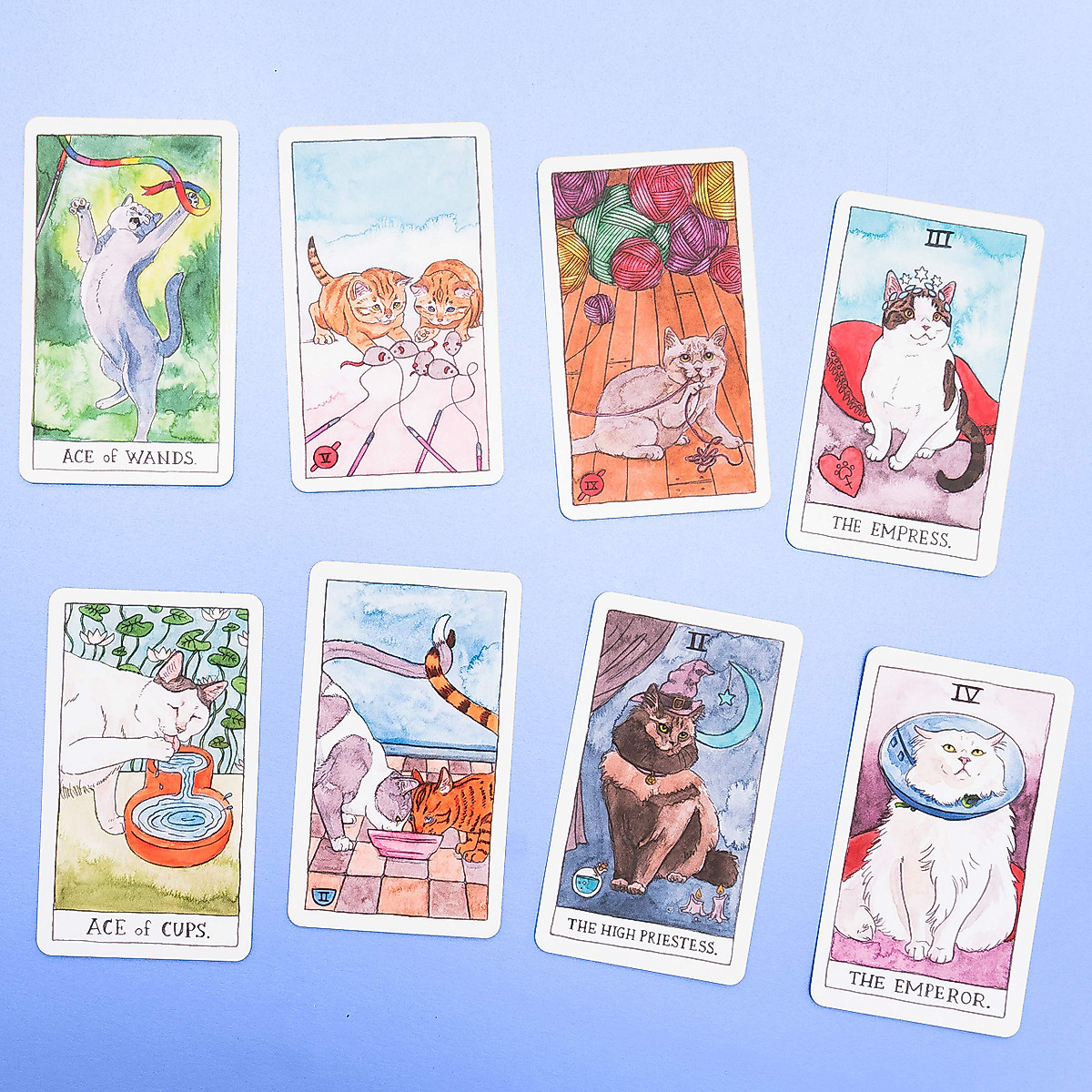 Cat Tarot: 78 Cards & Guidebook (-)