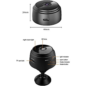 Enzemit A9 Mini Camera WiFi 1080P HD IP Camera Home Security Magnetic Wireless Mini Camcorder Micro Video Surveillance Camera with IR Night Vision