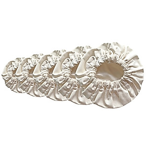 5-Pack Organic Bowl Cover Stretchable Reusable Linen Lids Food Storage Bowl Covers for Leftovers | 100% Cotton Cloth Machine Washable (S,M,L,XL,XXL)