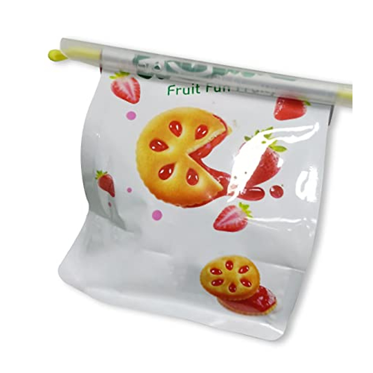 Mithrim Transparent Sealing Clips, Reusable Bag Chip Clips, Airtight & Watertight on Snacks, Seasonings, Storage Bags, Bag Sealer Sealing Clips Sticks 6PCS