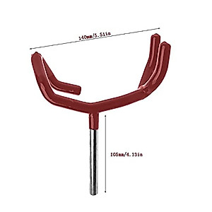 mic Stand Metal Microphone Support Holder Audio Easy Hood Stand Fixer for Rode Sure Mic, Microphone Stand (Color : Red)