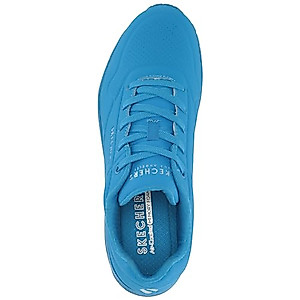Skechers Women's Uno-Night Shades Sneaker, Blue, 9