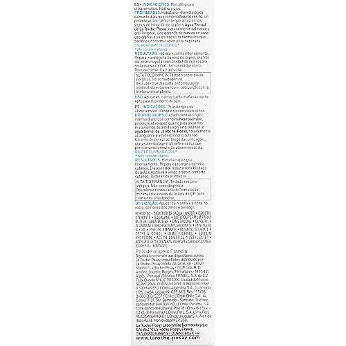 La Roche-Posay Toleriane Dermallegro Ultra Soothing Repair Face Moisturizer for Sensitive Skin, Gentle Moisturizing Face Cream for Dry Skin, Packaging May Vary, Formerly Toleriane Ultra