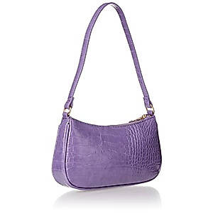 The Drop Women's Melanie Small Shoulder Bag, Dark Purple, One Size