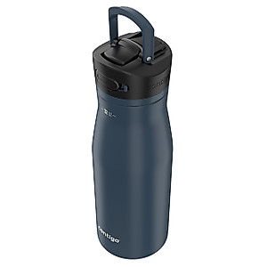 Contigo Ashland Chill 2.0 Insulated Stainless Steel Water Bottle, 32oz, Blueberry