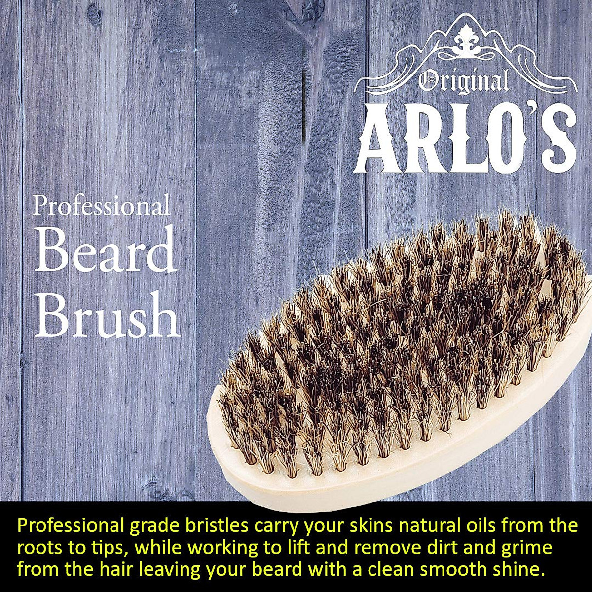 Arlo's 5-PC Mens Premium Beard Grooming Kit w/Coconut Beard Oil 2.5oz Beard Oil, Beard Brush, Beard Comb, Beard Scissors & Carry Bag
