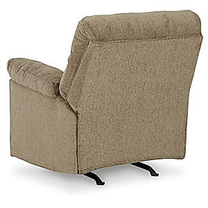 Signature Design by Ashley Alphons Transitional Polyester Tufted Rocker Recliner, Light Brown