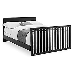 GAP babyGap Oxford 6-in-1 Convertible Crib - Greenguard Gold Certified, Ebony/Natural