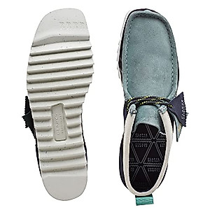 Clarks Original Men Wallabee FTRE Black Made in Portugal, Blue - Green, 9