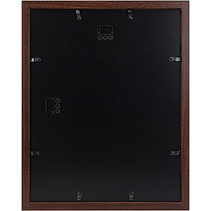 AUEAR, 11x14 Picture Frames 2 Pack, for 8x10 with Mat or 11 by 14 Gallery Wall Frame Vertical Horizontal Display (11x14, Walnut, 2-Pack)