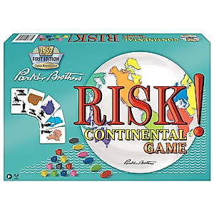 Risk 1959 The Classic Reproduction of Risk with Original Artwork and Components by Winning Moves Games USA, the World Domination and Strategy Battle Game for 2 to 6 Players, Ages 8+