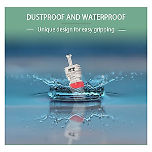 Ziciner 10 PCS Car Tire Valve Stem Cores, Premium TPMS Safe Nickel Plated Auto Valve Cores, Universal Vehicle Tire Repair Valves for Cars, SUVs, Bicycles, Trucks, Motorcycles