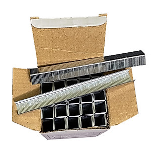 Steel Force 50/12 (5016C) 20 Gauge Staples 1/2 Inch Crown 1/2 Inch Length 5,000-Pack for Upholstery, Decoration, DIY, Furniture, Doors and Windows