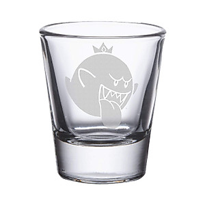 Boo/King Boo - Etched Shot Glass