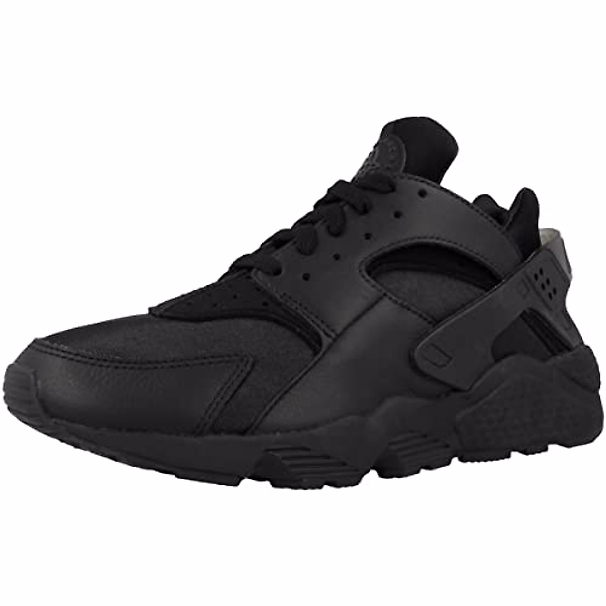 Nike Men's Air Huarache Fashion Sneakers, Black/Black, 11