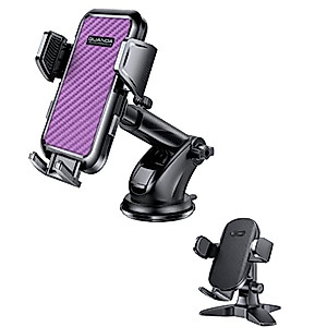 GUANDA TECHNOLOGIES CO., LTD. Cell Phone Stand, Desk Phone Holder, Upgraded Car Mount Phone Holder Dashboard Windshield