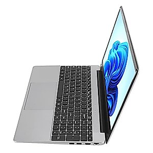 FOTABPYTI Portable Laptop, Long Battery Life FHD Screen 15.6in Laptop High Performance Processor for Home (16+1TB US Plug)