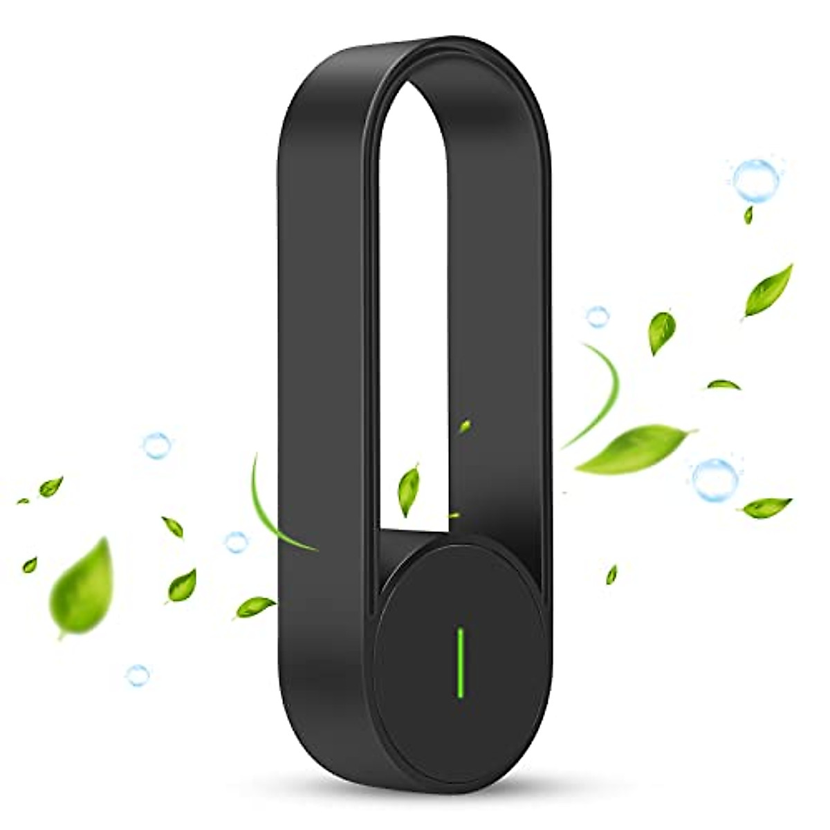 FYY Mini Air Purifier,Personal Portable Negative Ion Generator Air Purifier,Small USB Air Cleaner for Car,Bedroom, Home, Office-Black