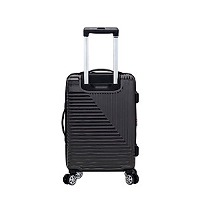 Rockland Star Trail Hardside Spinner Wheel Luggage, Grey, Carry-On 20-Inch