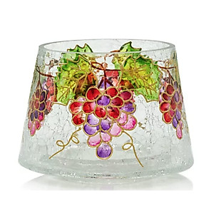 Yankee Candle Vineyard Grapes Crackle Glass Jar Candle Shade