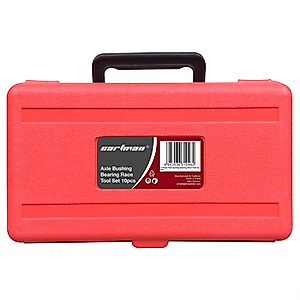 CARTMAN Bearing Race and Seal Bushing Driver Install Set, 1 Handle and 9 Discs Collar Axle Housing with Carrying Case, Master Universal Aluminum Bush Drive Seal Kit for Automotive Wheel Bearings
