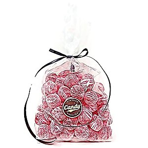 Sanded Cinnamon Hard Candy Balls, Bulk Gift Bag (One pound)