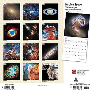 Hubble Space Telescope 2021 Calendar: Foil Stamped Cover