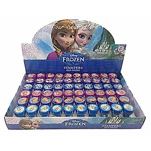 Disney Frozen Anna Elsa Olaf 30x Stampers Self-Inking Birthday Party Favors
